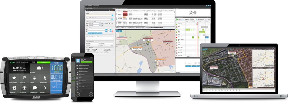 TARIS Dispatch - MPC-Software - Flottenmanagement, Disposition, Fahrtenvermittlung ...
